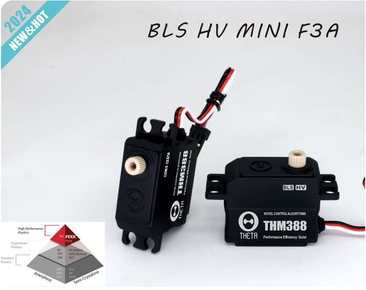 THETA THM388 F3A HV Mini Brushless Servo – Theta USA